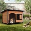 Petscene XL Square Dog House Kennel w/ Lift-up Roof 3 Doors