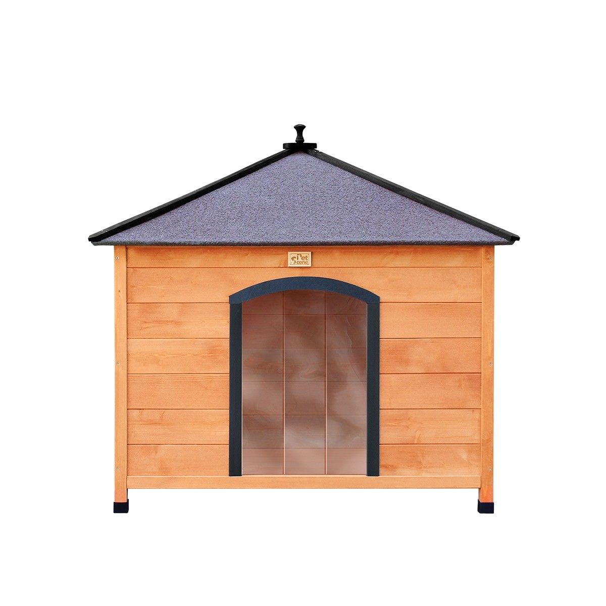 Petscene XL Square Wooden Kennel Dog House 3 Doors | Crazy Sales