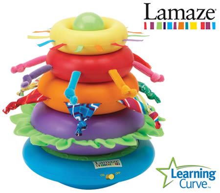 Lamaze Baby Spin 'n Stack Rings Kids Toy - 9M+