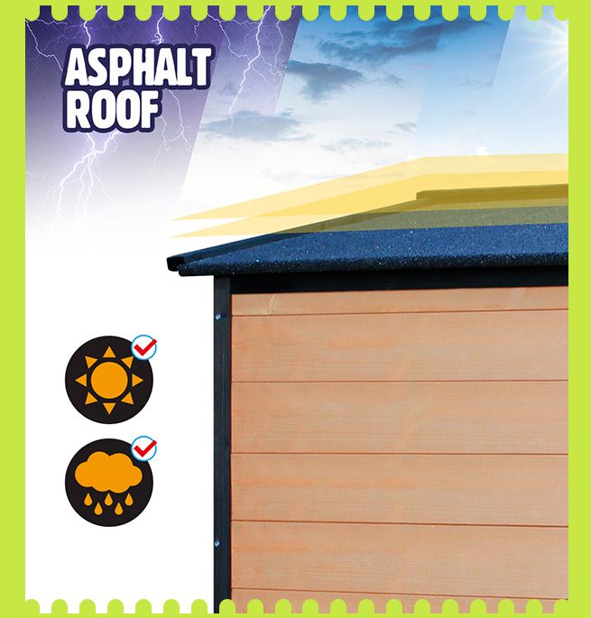 Petscene XL Square Dog House Kennel w/ Lift-up Roof 3 Doors | Crazy Sales