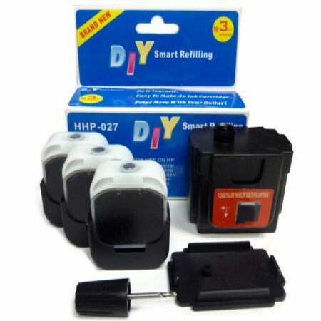 DIY Ink Refill Kit for HP21/27/56/74/92/94/98 Inkjet Printer Cartridge ...