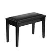 Melodic PU Leather Piano Bench Storage Seat Keyboard Wooden Stool w ...