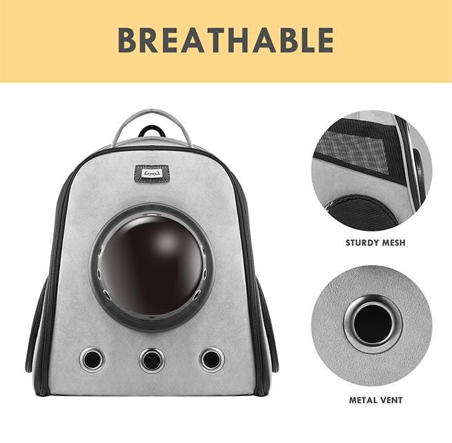 Petscene Dog Cat Crate Pet Carrier Cage Puppy Kitten Bubble Backpack ...