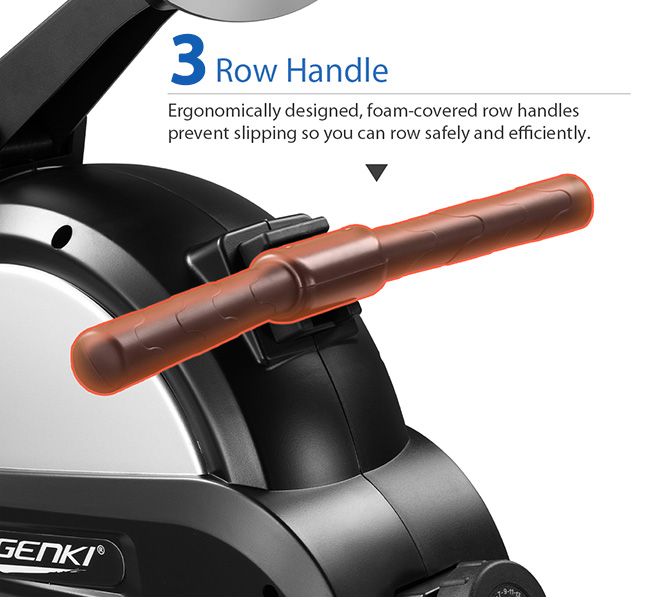 Genki Magnetic Rowing Machine Home Gym Exercise Equipment Rower Workout ...