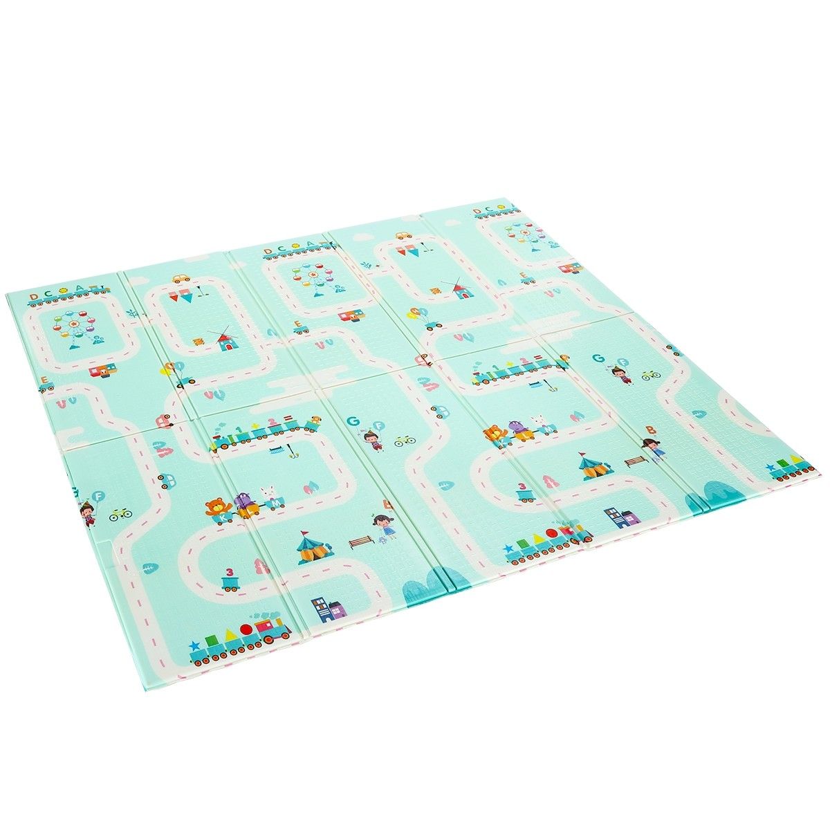 200cmx180cm 10mm Thick Reversible Baby Play Mat Kids Activity Gym ...