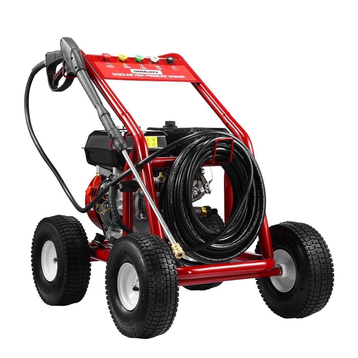10HP High Pressure Washer Water Cleaner Power Washer 5 Nozzles 20M Hose ...
