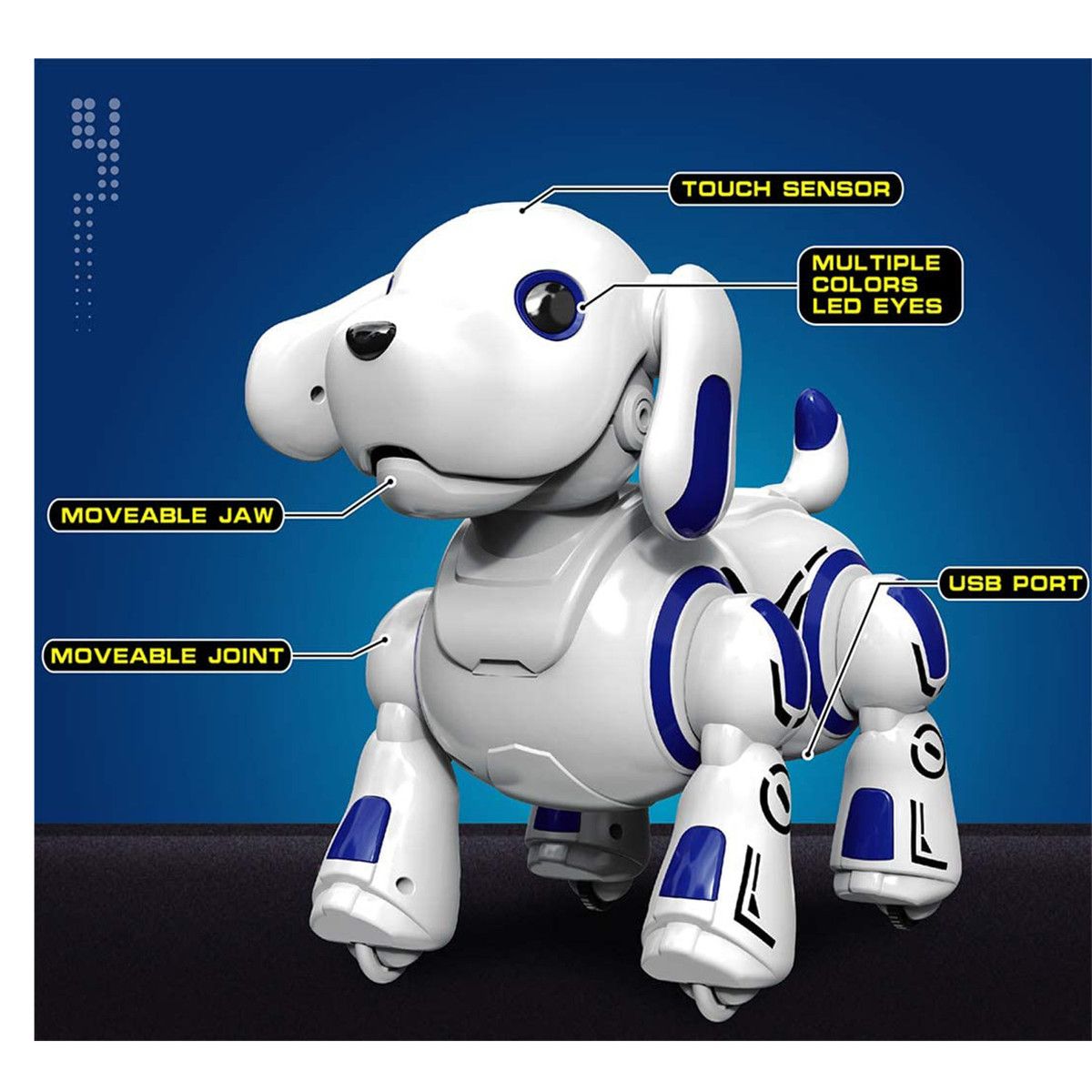 Wireless Remote Controlled Robot Dog Interactive Robot Puppy for Kids ...