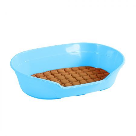 Large 85cm Plastic Pet Bed with Ventilation Holes Resting Plastic Dog ...