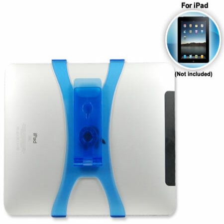 Apple iPad Plastic Stand / Wall Hanger - Blue