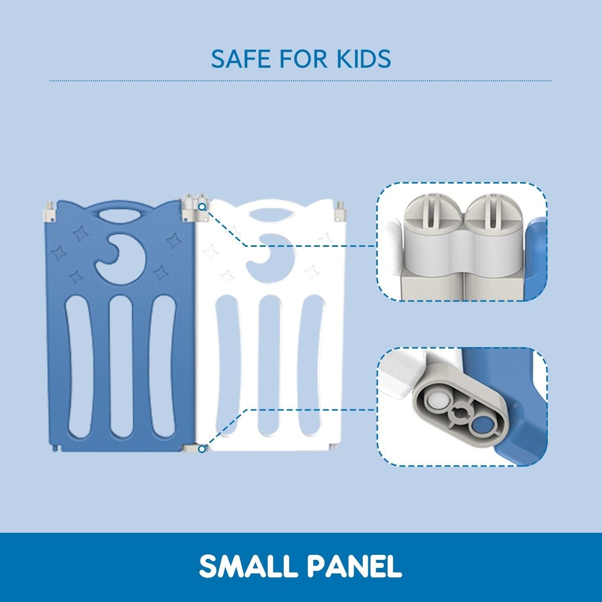 Baby Playpen Fence Room Safety Gate Child Enclosure Kids Activity ...