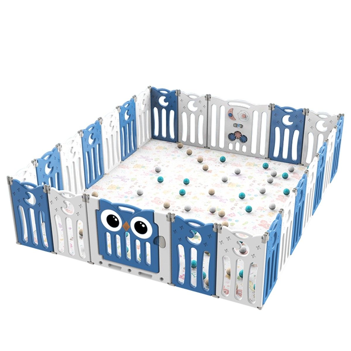 Baby Playpen Fence Room Safety Gate Child Enclosure Kids Activity ...