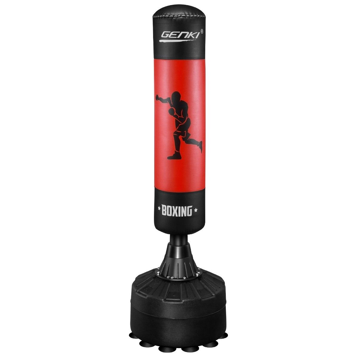 Genki Free Standing Punching Bag Boxing Stand Kicking Workout MMA UFC ...