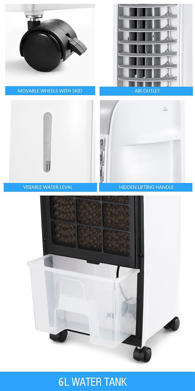 Maxkon Multi-functional 6L Evaporative Air Cooler Remote Cooling Fan ...