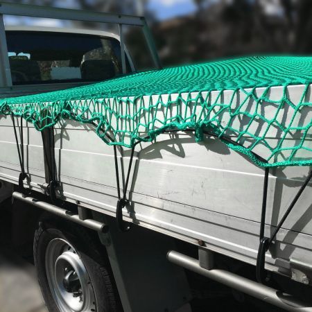 Cargo Net 2X3 Ute Trailer Truck 2Mx3M Nylon 35mm Mesh Bungee Cord With ...