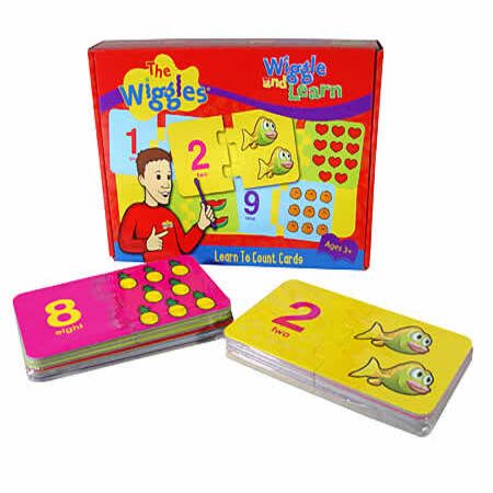The Wiggles Wiggle And Learn Card Games Pack - Learn to Count Cards ...