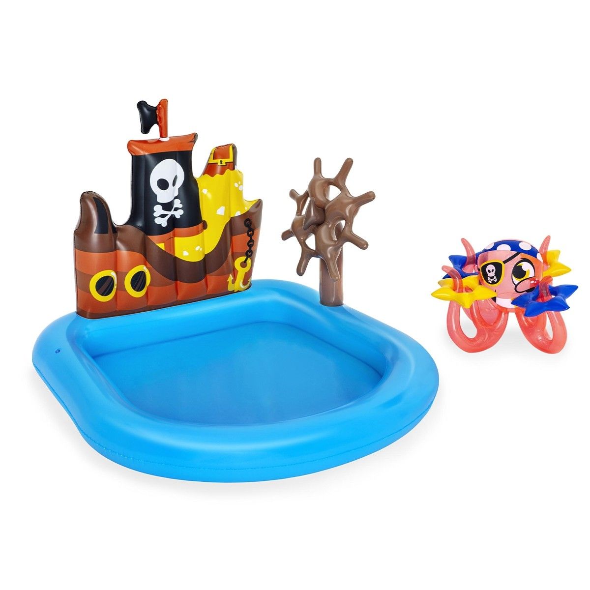 Bestway Inflatable Kiddie Pool Blow Up Tug Boat Play Pool Children Kids ...