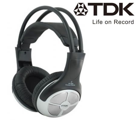 TDK Headphones ST-550 Stereo Headphones with Volume Control