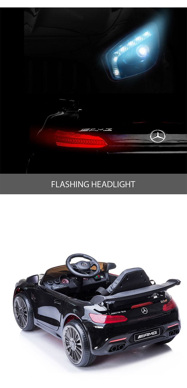 Mercedes Benz Licensed 12V Kids Ride On Car Electric Toy Car with ...