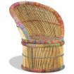 Bamboo Chair with Chindi Details