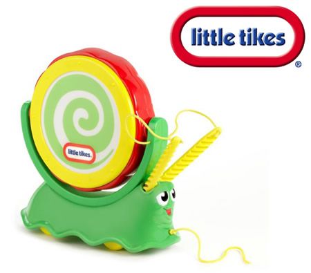 Little Tikes Tap-A-Tune 2-in-1 Musical Snail Drum & Xylophone Toy Play Set