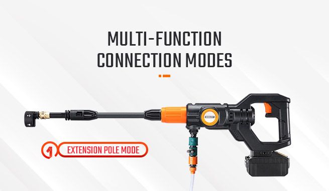 20V 4Ah Cordless High Pressure Washer Portable 20V Electric Cleaner ...