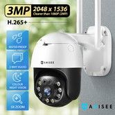 Anisee 3MP Security Camera HD CCTV IP Camera Wireless Home Security ...