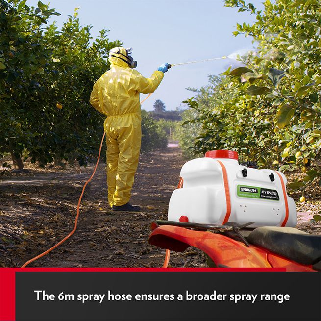 100L High-Pressure Weed Sprayer Jet & Stream Spray Garden Lawn Grass ...