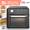 Pronti 18L 1500W Electric Air Fryer Multi Cooker Oven Black