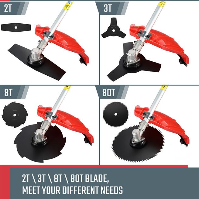 10 In 1 65CC Garden Multi Tool Hedge Trimmer Whipper Snipper Pole ...