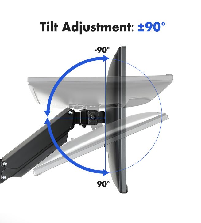 Single Screen Monitor Stand Computer Monitor Desk Mount Monitor Bracket ...