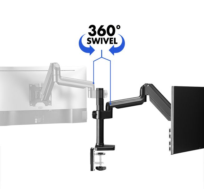 Single Screen Monitor Stand Computer Monitor Desk Mount Monitor Bracket ...