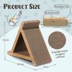 Cat Scratcher Scratching Board Kitten Toy Scratchboard Tree Pad Lounger ...
