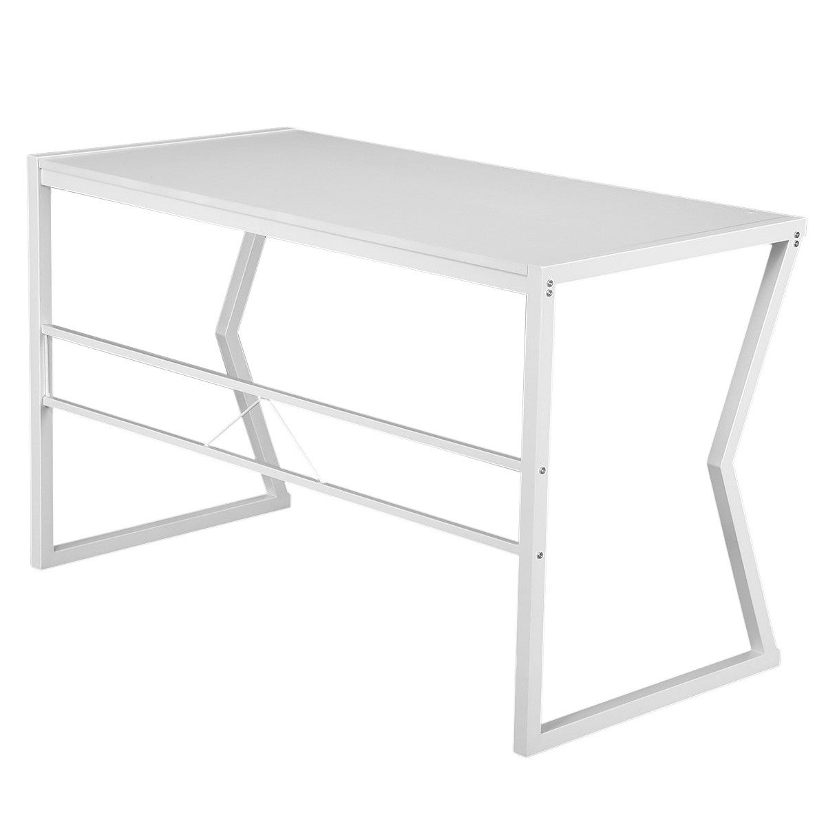 K Shaped Computer Desk Home Office Desk Workstation Gaming Study ...