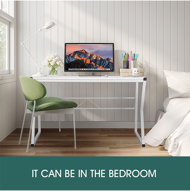 K Shaped Computer Desk Home Office Desk Workstation Gaming Study ...