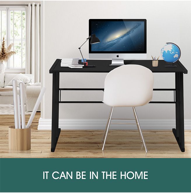 Z Shaped Leg Computer Desk Home Office Gaming Desk Study Writing Work ...