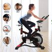 Genki Exercise Bike Stationary Spin Bicycle Home Gym Equipment with LCD ...