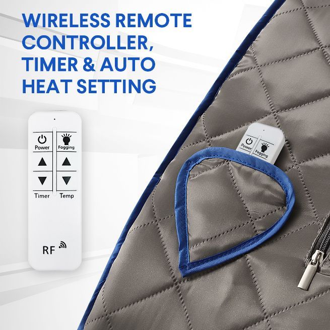 Portable Steam Sauna Therapeutic Home Sauna Spa Kit with Steam Pot ...