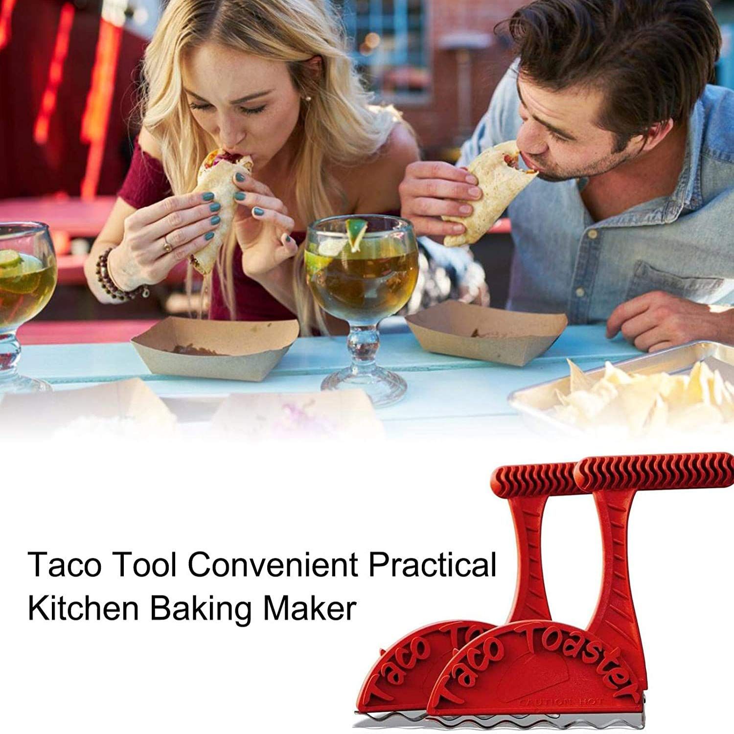 THE ORIGINAL Taco Toaster 2 Healthy Taco Shell Makers Crispy Healthy ...