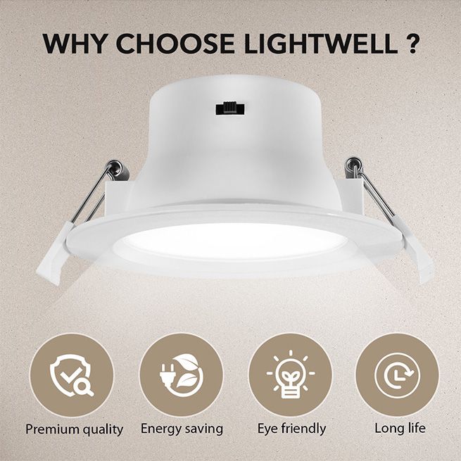 10x LED Downlight Kit Ceiling Bathroom Tri-colour CCT Changeable ... 10x LED Downlight Kit Ceiling Bathroom Tri-colour CCT Changeable ...