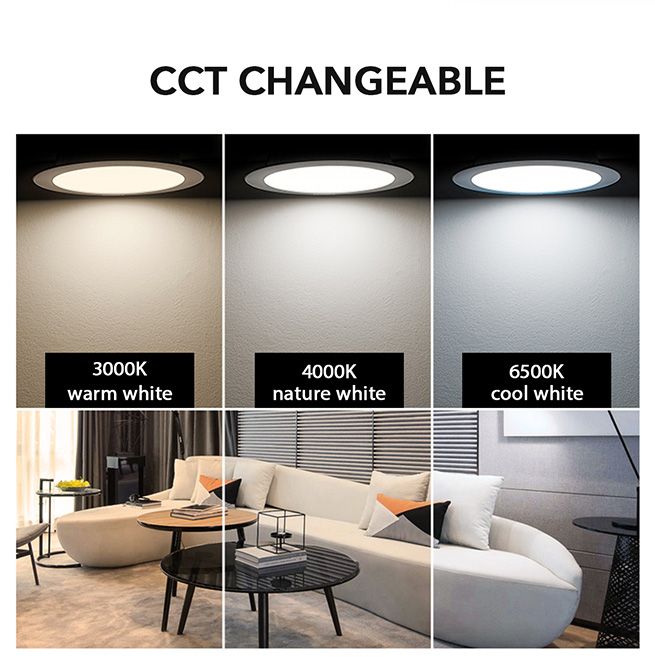 10x LED Downlight Kit Ceiling Bathroom Tri-colour CCT Changeable ... 10x LED Downlight Kit Ceiling Bathroom Tri-colour CCT Changeable ...