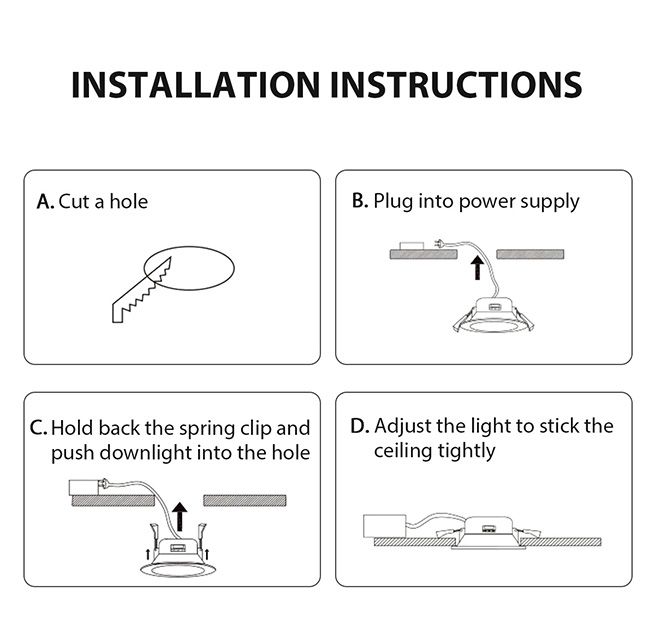 10x LED Downlight Kit Ceiling Bathroom Tri-colour CCT Changeable ... 10x LED Downlight Kit Ceiling Bathroom Tri-colour CCT Changeable ...