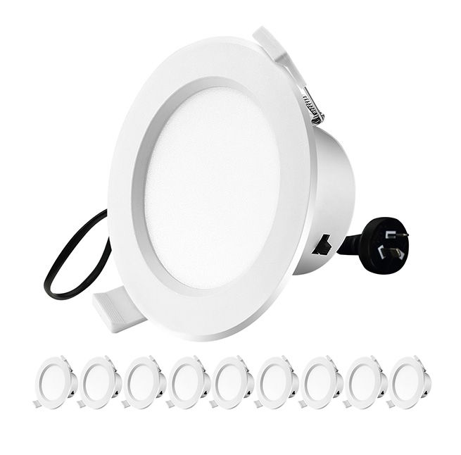 10x LED Downlight Kit Ceiling Bathroom Tri-colour CCT Changeable ... 10x LED Downlight Kit Ceiling Bathroom Tri-colour CCT Changeable ...