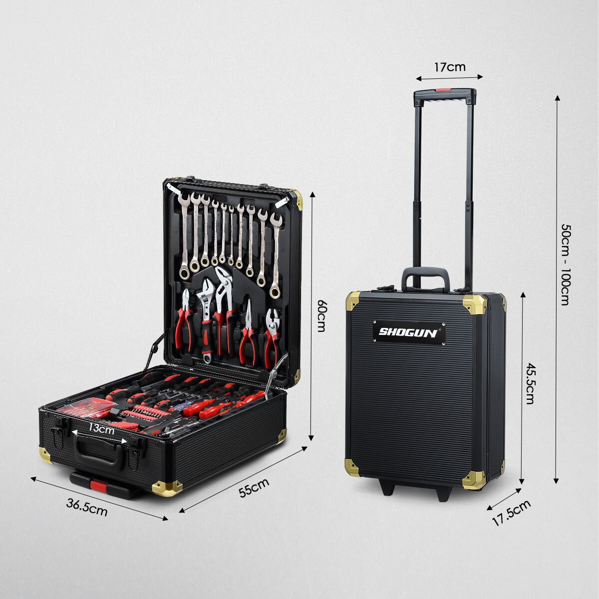 1375 Piece Tool Box Tool Kit Trolley Case Storage Toolbox Tool Set ...