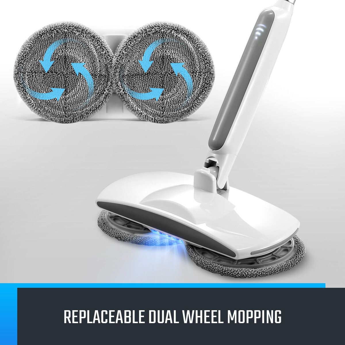 4-In-1 Cordless Electric Mop Cleaner Floor Polisher Sweeper Washer ...