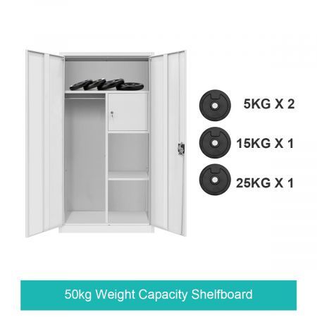 185Cm Lockable Metal Officeworks File Cabinet Storage Cupboard Scratch ...