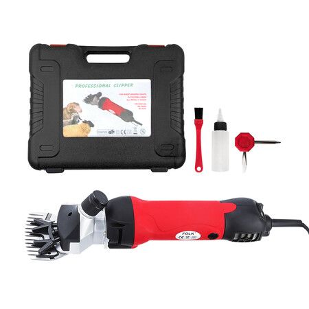 2800RPM Electric Sheep Wool Shear Clipper Livestock Hair Grooming Kit ...