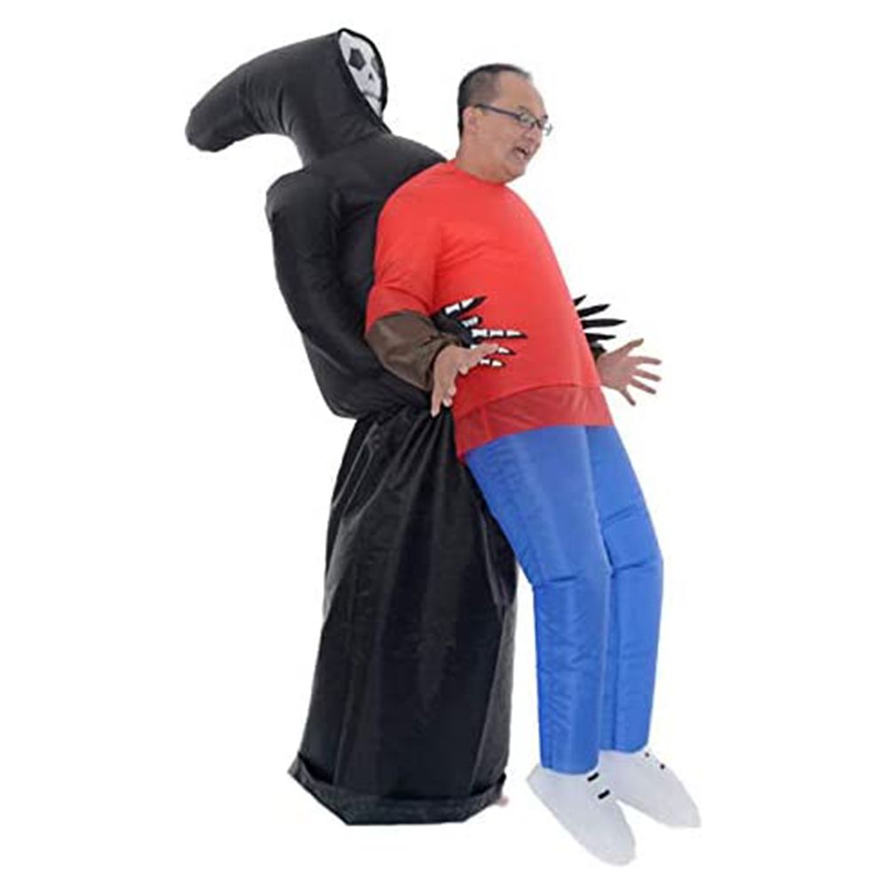 Halloween Inflatable Grim Reaper Costume, Inflatable Scary Funny Blow ...