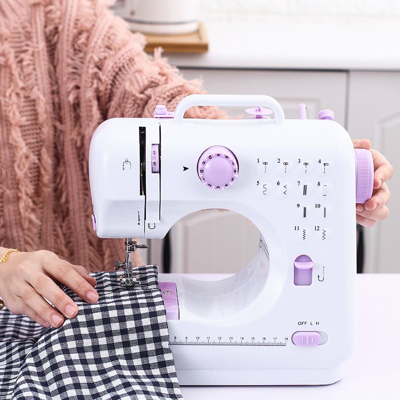 Electric Sewing Machine & extension table Portable Mini with 12 Built ...