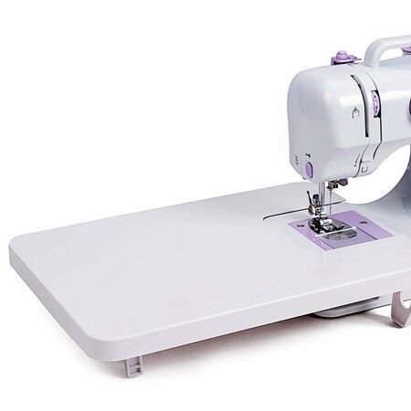 Electric Sewing Machine & extension table Portable Mini with 12 Built ...