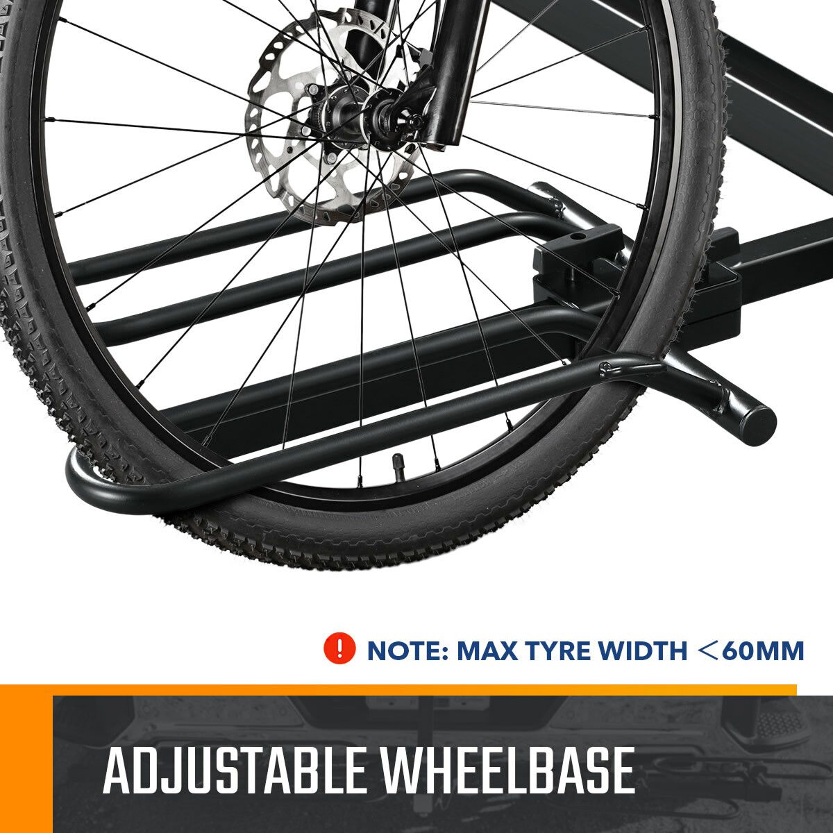 2 Bike Rack for Car SUV Bicycle Storage Carrier Holder Vehicle Rear ...